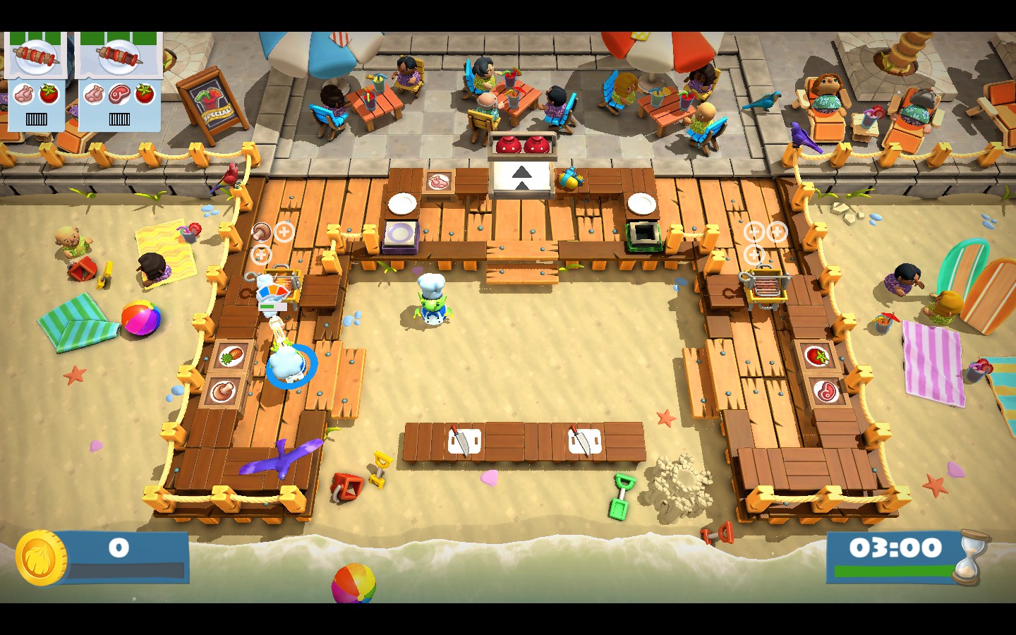 Análisis - Overcooked 2: Surf 'n' Turf - 33bits