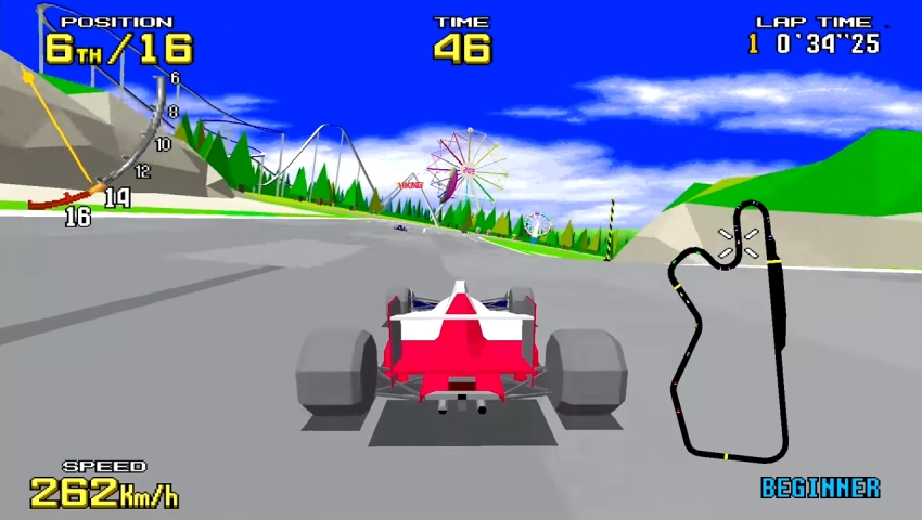 Virtua Racing: Demo de Model 1 y estrella de Mega Drive - 33bits