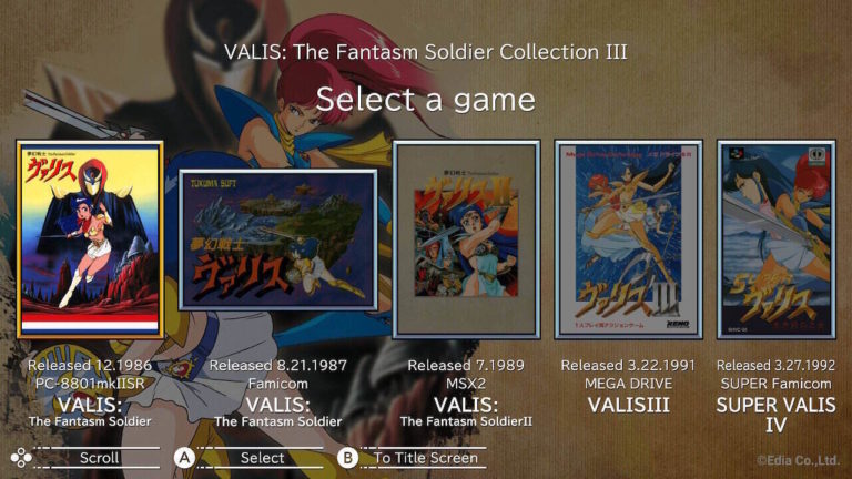 Análisis - Valis: The Fantasm Soldier Collection III - 33bits