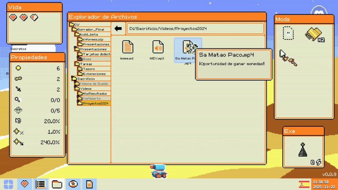 Probando - Identifile: Desktop Dungeon - 33bits